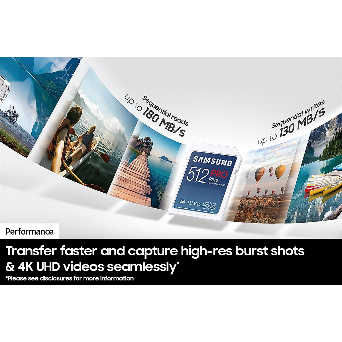 SAMSUNG PRO Plus Full Size 128GB SDXC Memory Card + Reader, Up to 180 MB/s, Full HD & 4K UHD, UHS-I, C10, U3, V30 for DSLR, Mirrorless Cameras, PCs, MB-SD128SB/AM, 2023