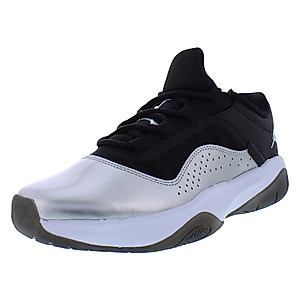 Nike Womens Air Jordan 11 CMFT Low Trainers DV2629 Sneakers Shoes (UK 5 US 7.5 EU 38.5, Black Metallic Silver White 001)
