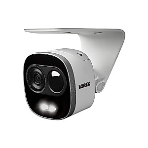 Lorex Weatherproof Indoor/Outdoor 4K Ultra HD Active Deterrence Security Camera, HD Camera w/Long Range Color Night Vision, 2- Way Talk, Motion Activated Lights, and Remote-Triggered Sirens