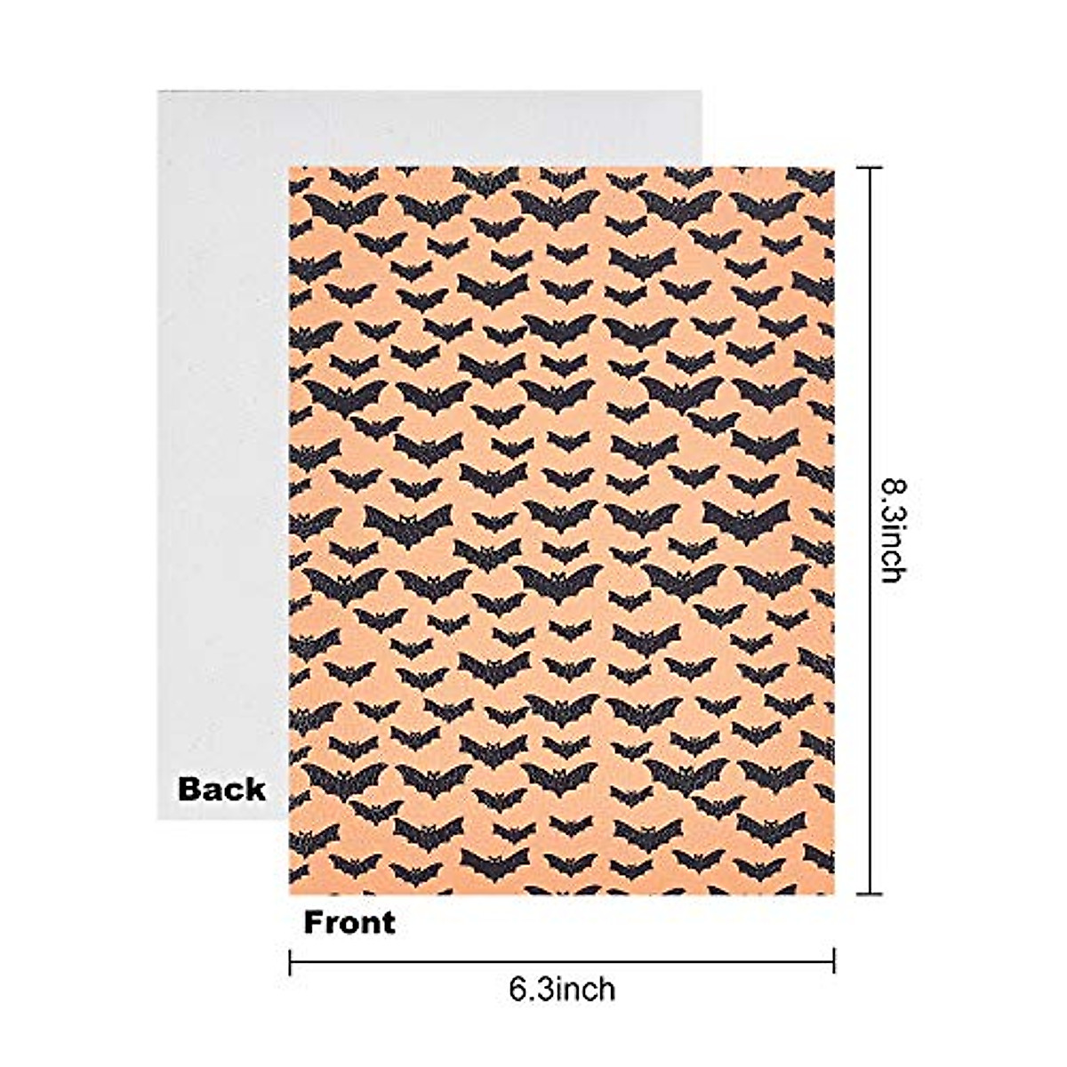 FINGERINSPIRE 10Pcs Halloween Theme Printed Faux Leather Sheets Assorted Synthetic Leather Fabric(8.3x6.3inch) for Making Hair Bow Earrings Making Crafting Party Decor DIY Projects