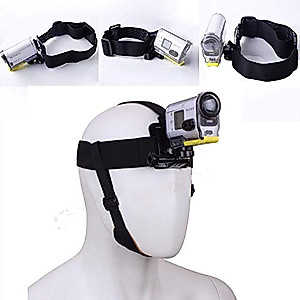 Multi-Function Adjustable Belt Cellphone Selfie Head Mount Strap for Sony Action Cam/Gopro Hero/Cell Phone/iPhone 14 13 12 11 Pro Max XR XS Max X/Samsung LG Huawei