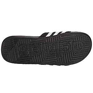 adidas Performance adissage Sandal, black/white/black, 11 M US