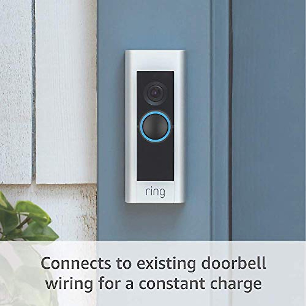 Certified Refurbished Ring Video Doorbell Pro, with HD Video, Motion Activated Alerts, Easy Installation (existing doorbell wiring required)