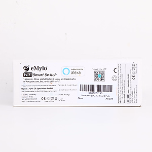 Wifi Switch, Tuya Smart Relay Wireless Remote Control Light Switch Voice Control Outlet Timer Work with Alexa and Google Assistant 90-250V One Channel, 3 Pack