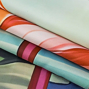 LB Christmas Flamingo Shower Curtain Pink Flamingo Wear Xmas Hat and Tropical Plant Holiday Decor Shower Curtain Beach Bathroom Decor with Hooks 72Lx72W Inch Waterproof Polyester Bath Curtain