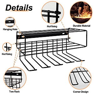 JULINE Power Tool Organizer, Garage Storage Drill Holder Wall Mount Garage Tool Organizers and Storage Power Tool Storage Rack Heavy Duty Floating Tool Shelf