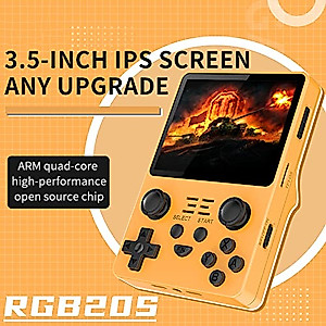 Portable Handheld Games Console,Game Player 3.5-Inch Color Screen Rechargeable Battery Best Gift-A