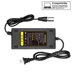 Fancy Buying 24V 5A 3-Pin Male XLR Connector Battery Charger for Lakematic, Pride Mobility, Jazzy Power Chair, Drive Medical, Golden Technologies, Shoprider, Rascal 200T/500T/301 PC 24BC5000TF-1