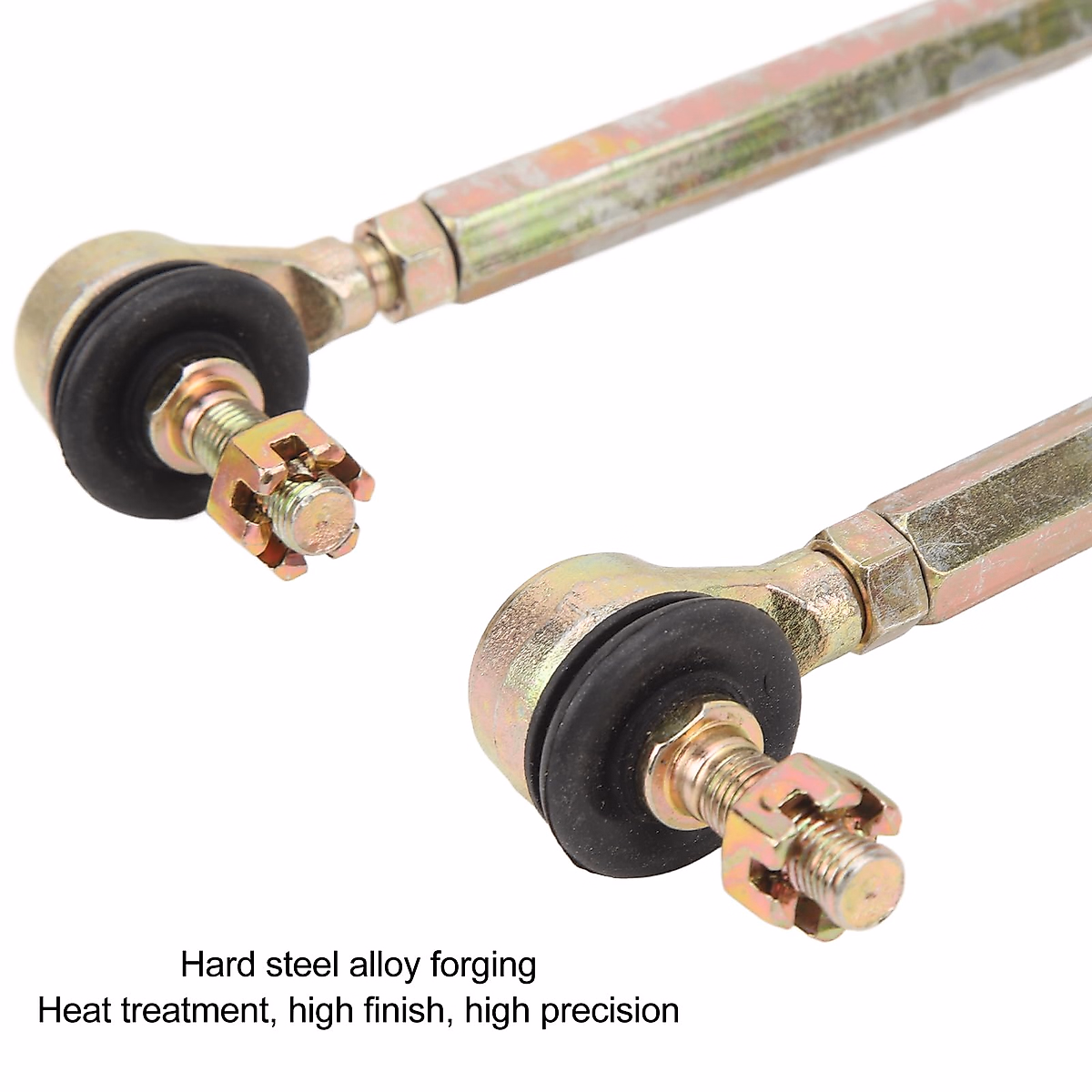 Tie Rod Joint, Reduced Noise M10 10mm High Hardness Tie Rod Head Joint for Mini Quad ATV