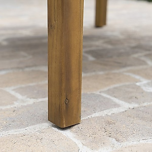 Christopher Knight Home Perla Outdoor Acacia Wood Coffee Table, Teak Finish ,Brown