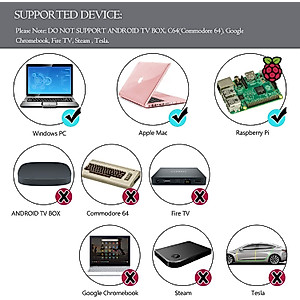 MODESLAB USB N64 Controller,Retro Classic Wired 64 Bit Remote Gamepad Joystick for Windows PC Linux Mac Raspberry Pi 3 - Gray