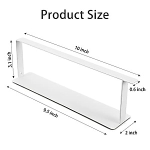 Magnetic Hanger Storage Rack,Wall Mount Clothes Rack Organizer for Washing Machine,Hanger Stacker for Closet Laundry Room,Space Saving Clothes Hanger Storage (White)