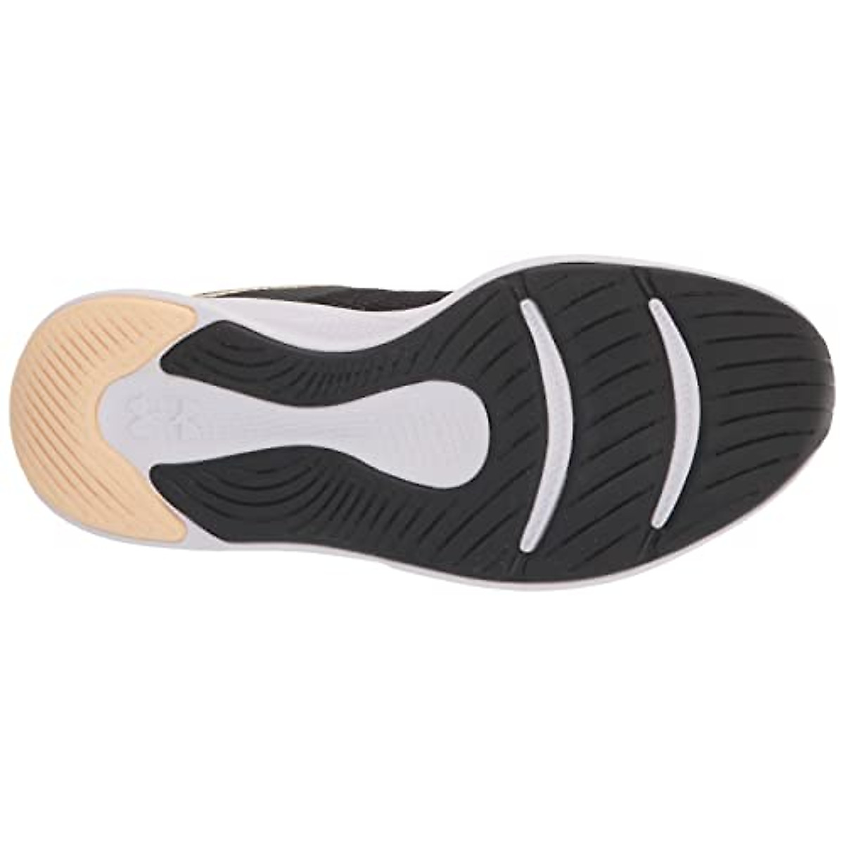 Under Armour Women's Charged Breathe Bliss, (005) Black/Metallic Light Copper/Peach Ice, 8