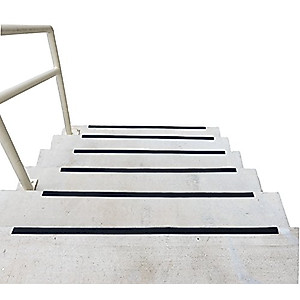 Anti-Slip Tape for Stairs, Ramps & Decks (Black, 1" x 60 FT) – Roll of High Traction Adhesive Grip Tape for Cutting Non-Skid Step Strips – Indoor or Outdoor