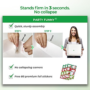 12 White Large Gift Wrap Boxes Bulik with Lids,12 Tissue paper and 80 Count Foil Christmas Tag Stickers for Wrapping x-large Clothes (Shirts, Robes, Coats, Sweaters, Jackets) and Presents