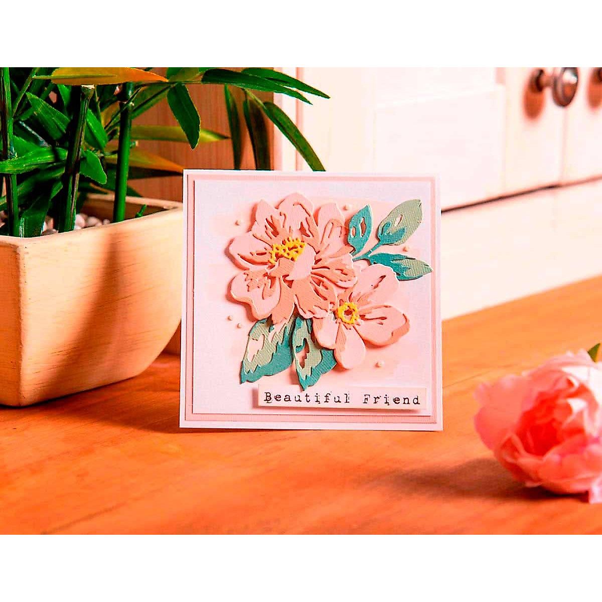 Sizzix Thinlits Die Set Layered Water Flower, Multicolor