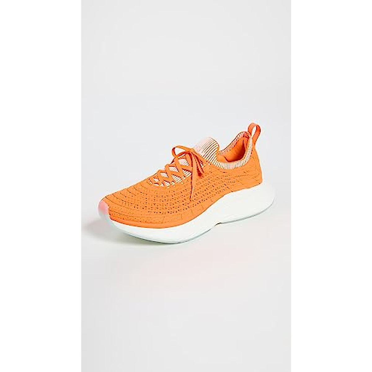 APL: Athletic Propulsion Labs Women's Techloom Zipline Sneakers, Molten/Pristine/Ribbed, Orange, 7.5 Medium US