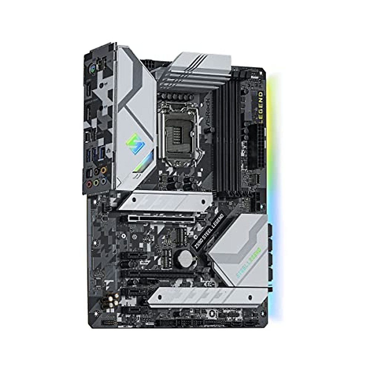 ASRock Z590 Steel Legend Compatible with Intel 10th and 11th Generation CPU (LGA1200) Z590 with Chipset