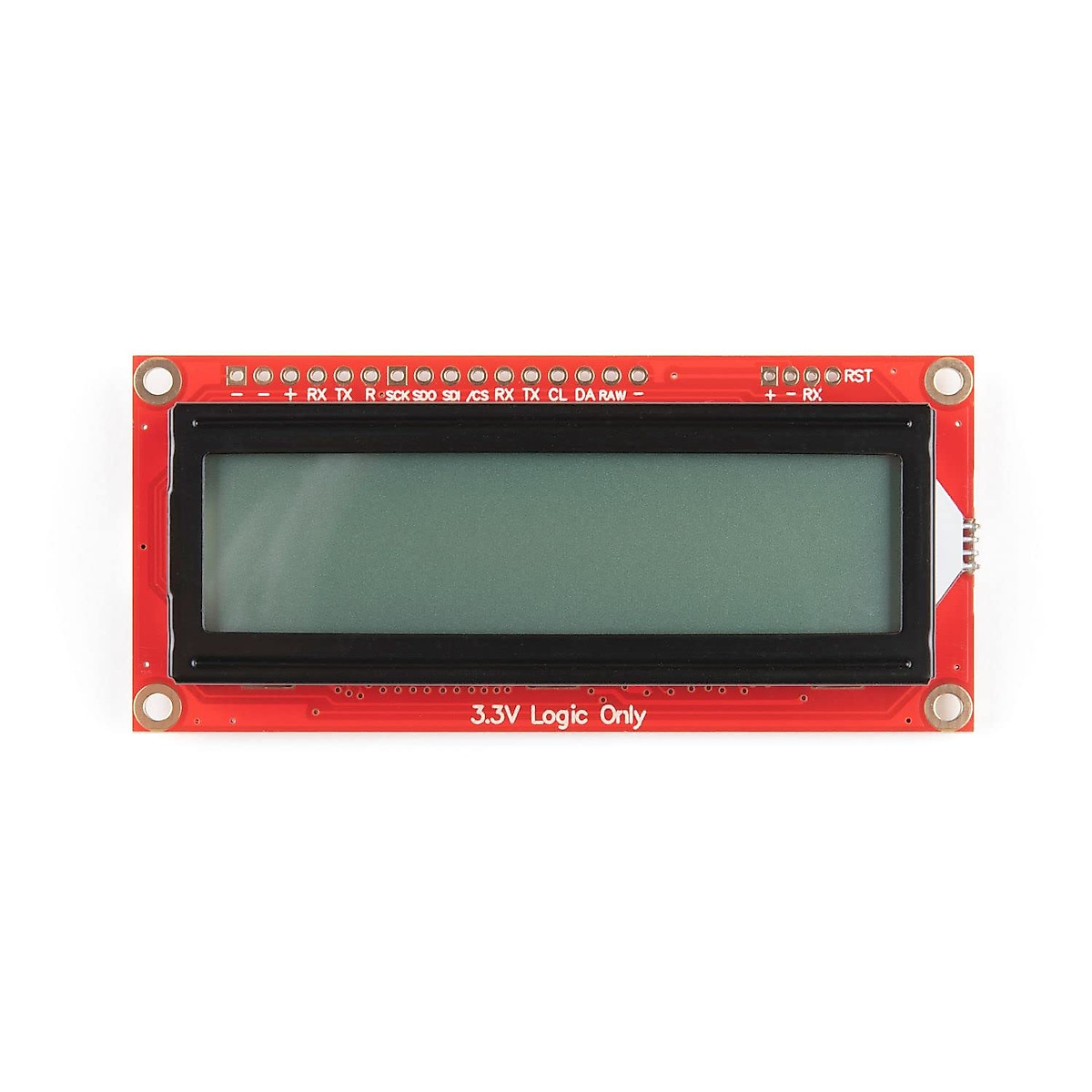 SparkFun 16x2 SerLCD - RGB Backlight (Qwiic) - Compatible with Arduino LCD Communicate Over Serial I2C and SPI 3.3V Compatible