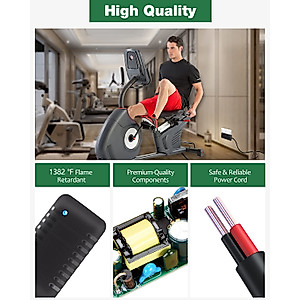 JOVNO 9V 2A Adapter for Schwinn 430 420 270 240 A10 A20 A40 Bike Exercise Elliptical Recumbent Upright Trainer, Crosley Cruiser Portable Turntable Record Player CR8005A I II III Series