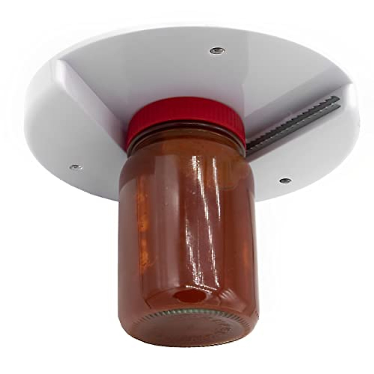 Paradmas Jar Opener for Weak Hands, Under Kitchen Cupboard Jar Lid and Bottle Cap Opener, Easy Under Table Opener and Bottle Opener to Easily Open Any Size Jar