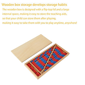 Jerliflyer Numerical rods, Elite Montessori Small Number cuisenaire rods,Elite Montessori