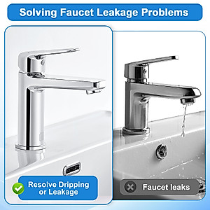 Dual Seal 1225 Replacement Cartridge, Compatible with Moen 1225 1225B, One Handle Kitchen and Bathroom Faucet Cartridge Replacement, for Single Handle Faucet/Showers, Brass