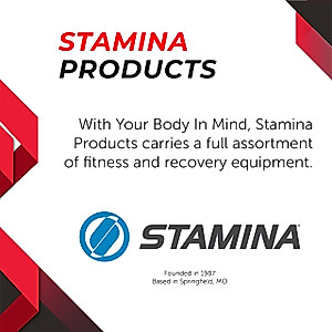 Stamina X Power Tower with VKR - Dip Bar Pull Up Bar Station with Smart Workout App - Dip Bars for Home Workout - Up to 250 lbs Weight Capacity - Red