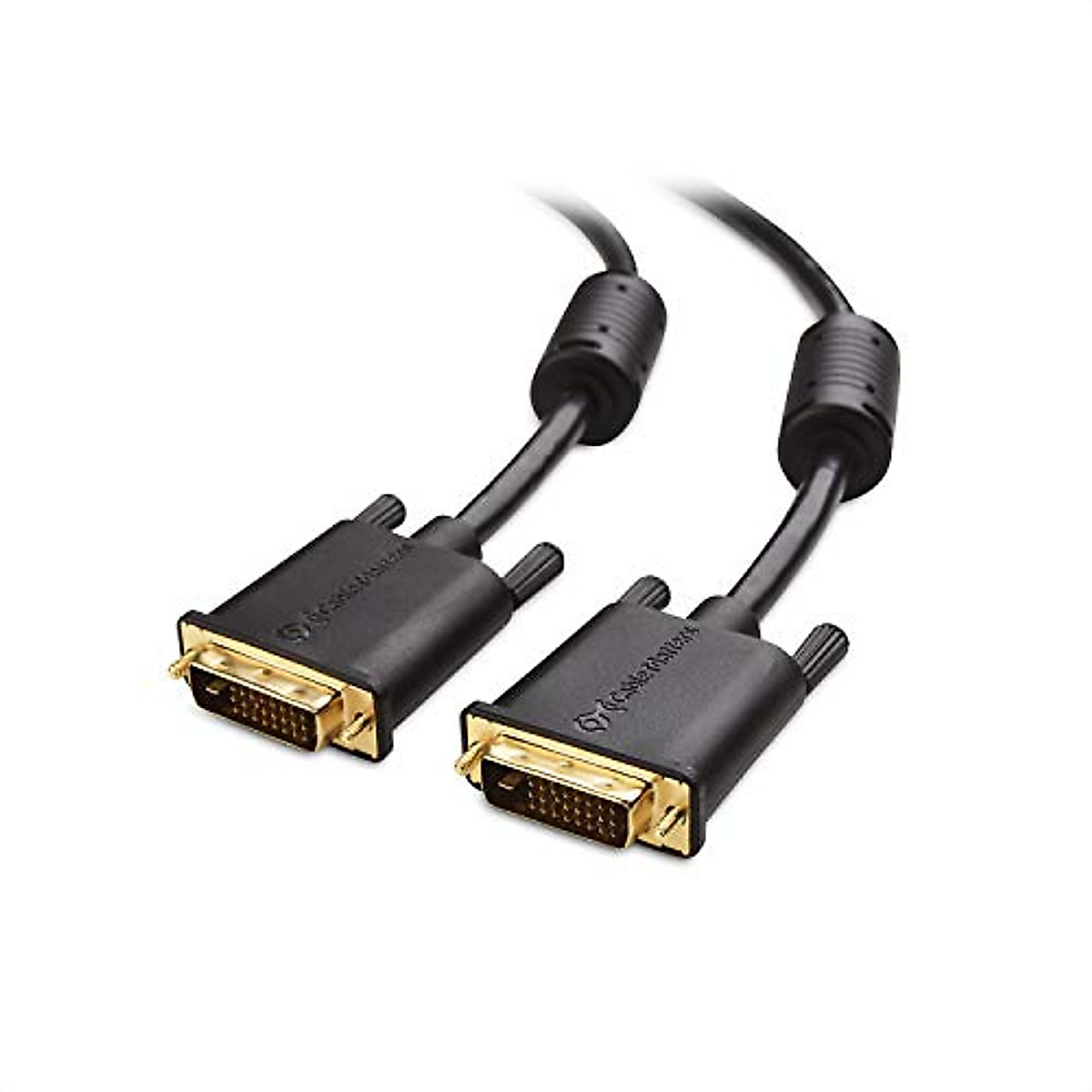 Cable Matters DVI to DVI Cable with Ferrites (DVI Dual Link Cable, DVI D Cable) 10 Feet