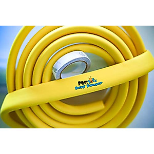 Rubber Bumper for Soft Edge on Baby Walker | 2 Boxes - Protective Foam Cushion [10 Foot Bumper + Extra Adhesive Tape ] Protect Your Toes, Walls, Furniture