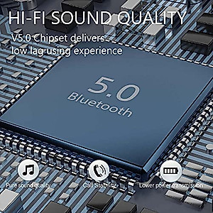 Jinpei Cute Panda Wireless Earphones, Waterproof, Noise Cancelling in-Ear erbuds, TWS Stereo Headphones, Built in mic Headset Premium Sound with deep Bass