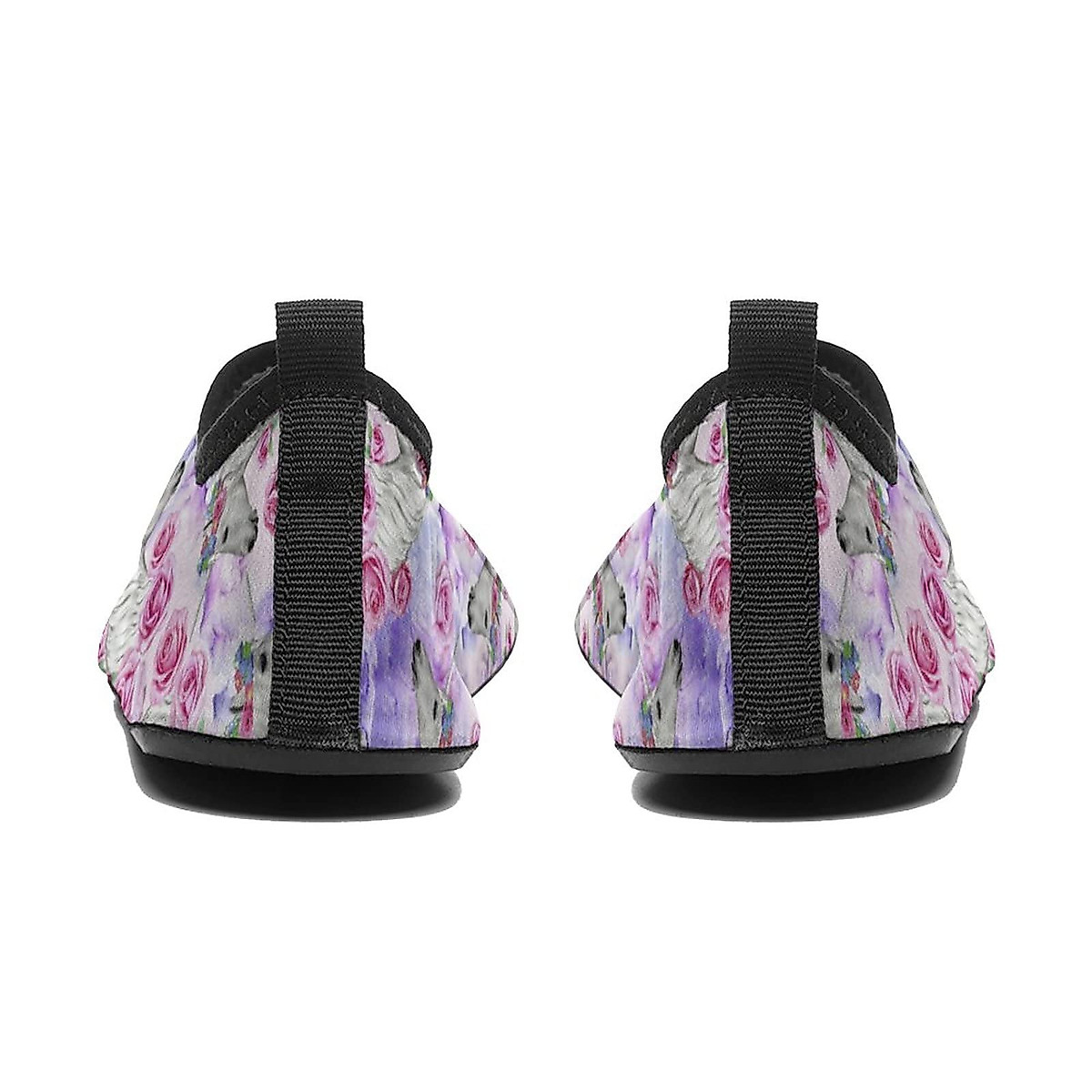 Water Shoes Unicorn Pink Roses Yoga Socks Beach Swim Surf Sports Shoes for Women Men 9/10women,7/8men