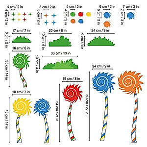 decalmile Large Colorful Tree Wall Decals Kids Wall Stickers Baby Nursery Childrens Bedroom Playroom Wall Decor