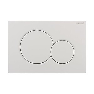 Geberit 115770115 Sigma01 115.770.115 Actuator Plate White, 1 Piece