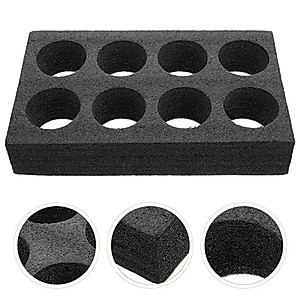 Happyyami 10 Pcs Milk Tea Cup Holder Take Out Drink Holder Beverage Carrier Drink Cup Holder Take Out Cup Holder Disposable Drinkware Beverage Takeout Cup Holder Epe Accessories Drinks