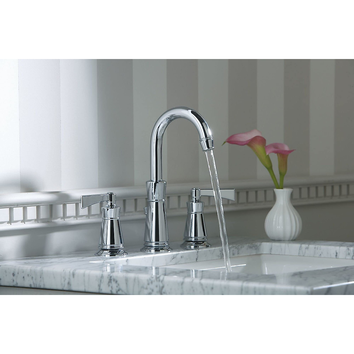 KOHLER K-2355-0 Archer Under-Mount Bathroom Sink, White