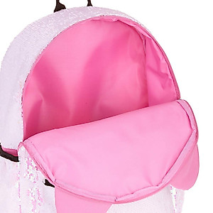 Kitty Cat Sequin Backpack for Girls -- Deluxe Kitten Backpack with 2 Way Sequins, 16 Inch