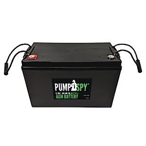 PumpSpy 12V 100 Ah Maintenance Free AGM Deep Cycle Battery