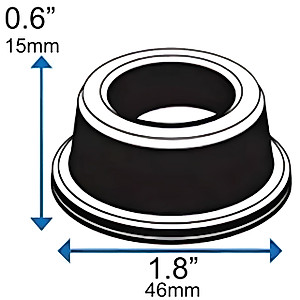 Door Stopper Wall Protector [4 Pack] - Clear Self Adhesive Rubber Door Bumpers. Prevent Damage to Walls from Door Knobs Handles - Door Stop