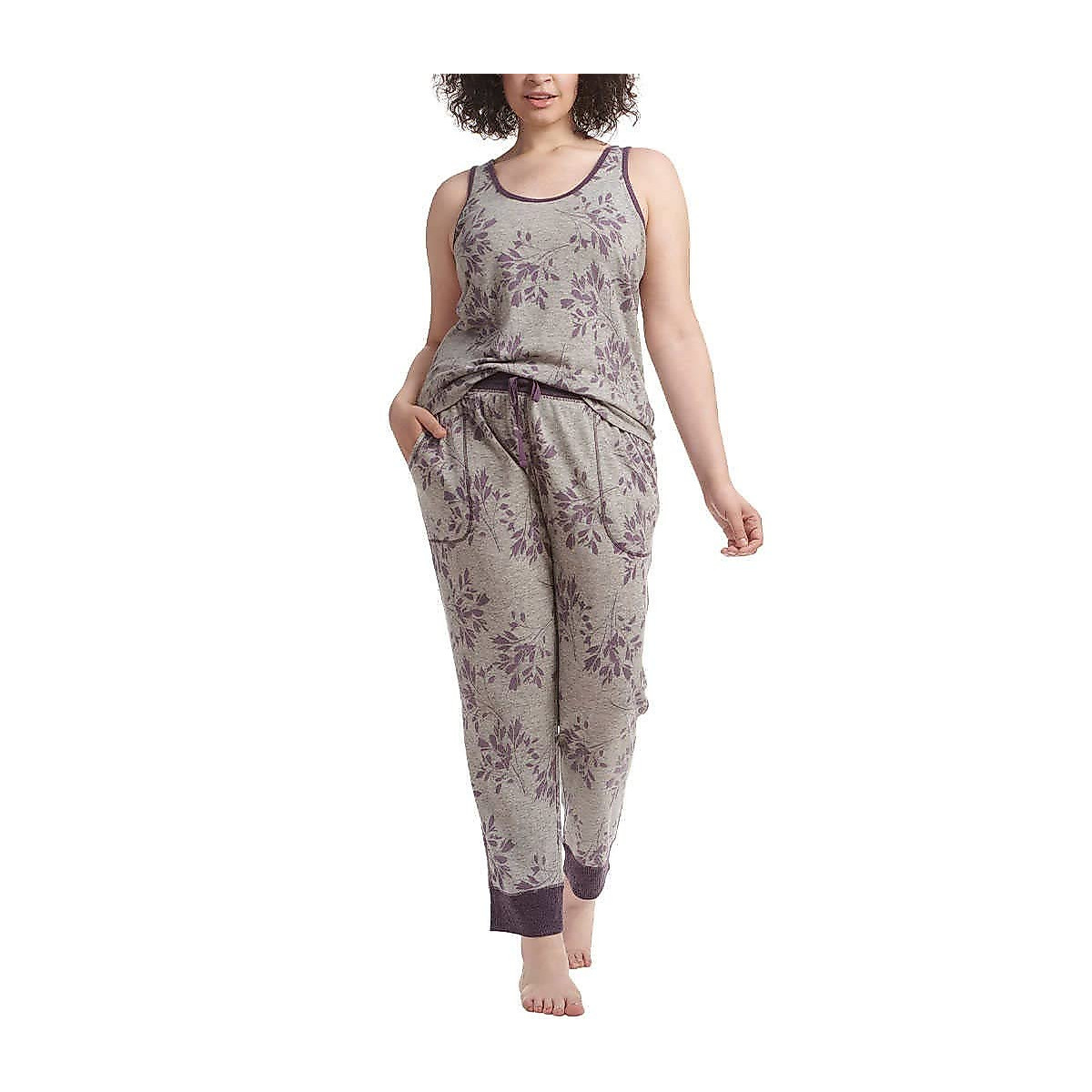 Live Love Lounge by Karen NeuburgerLadies' 3-Piece Lounge Set (as1, alpha, m, xx_l, regular, regular, Purple)