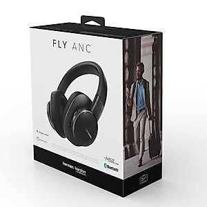 Harman Kardon Fly ANC Wireless Bluetooth Over-Ear Headphones with Active Noise Cancelling - Google Voice Assistant - Alexa Built-in (Retail Packaging)