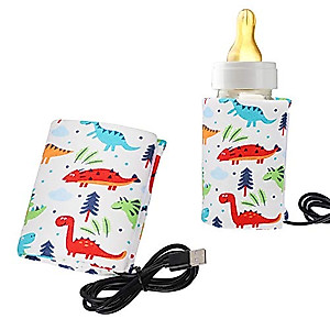 DOITOOL USB Bottle Warmer Milk Warmer Feeding Bottle Heated Travel Cover Practical Warmer Ourdoor Indoor