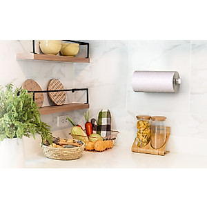 DecoBros Wall Mount Paper Towel Holder, Chrome