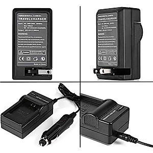 Battery Charger for Sony Alpha ILCE-7, ILCE-7M2, ILCE-7R, ILCE-7RM2, ILCE-7S, ILCE-7SM2, ILCE-6300L, ILCE-6300M, ILCE-6400L, ILCE-6400M, ILCE-6500M Mirrorless Digital Camera