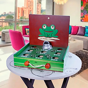 RANA Colombiana EDICIÓN DE LUJO Sapo Game juego de mesa Colombiano Regalos productos Colombianos artesanias de Colombia Family Games Gifts