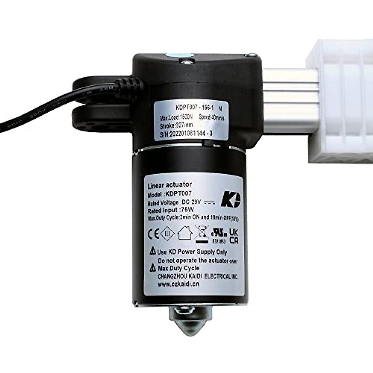 Kaidi Linear Actuator Model KDPT007-156 Motor Replacement for Lift Chairs Power Recliner