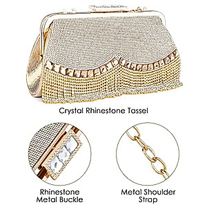Evening Bag,Rhinestone Purse Sparkly Bag Silver Diamond Purses for Women 2023 Upgrade Evening Party Club Wedding Prom Rhinestone Handbag Hobo Bag Valentines Day Gifts for Her Wife