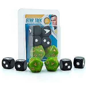 Modiphius Star Trek Adventures Sciences Division Dice Set Revised, Multi