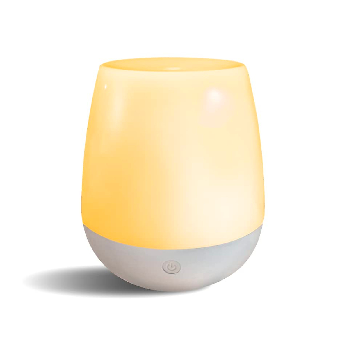 Baby Night Light for Kids - USB Rechargeable Small Touch Night Light - Nursery Night Light for Breastfeeding, Sleeping and Relaxing (Egg Warm)