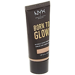 NYX PROFESSIONAL MAKEUP Born To Glow Naturally Radiant Foundation, Medium Coverage - Vanilla